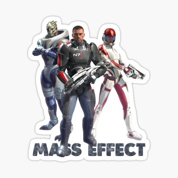 "Mass Effect" Sticker for Sale by Phantasmal-2-do | Redbubble