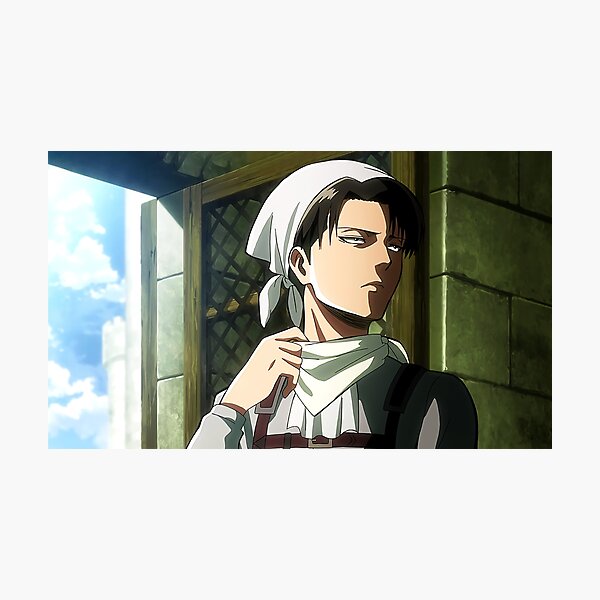 "Levi Ackerman in Cleaning Suit - Attack on Titan" Photographic Print ...