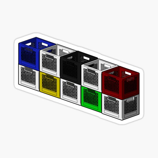 "Crate Olympics" Sticker for Sale by TurdEyeDesigns | Redbubble