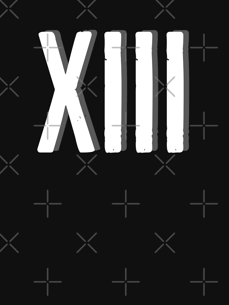 "Roman numeral XIII" T-shirt for Sale by Rayner21 | Redbubble | 13 t ...