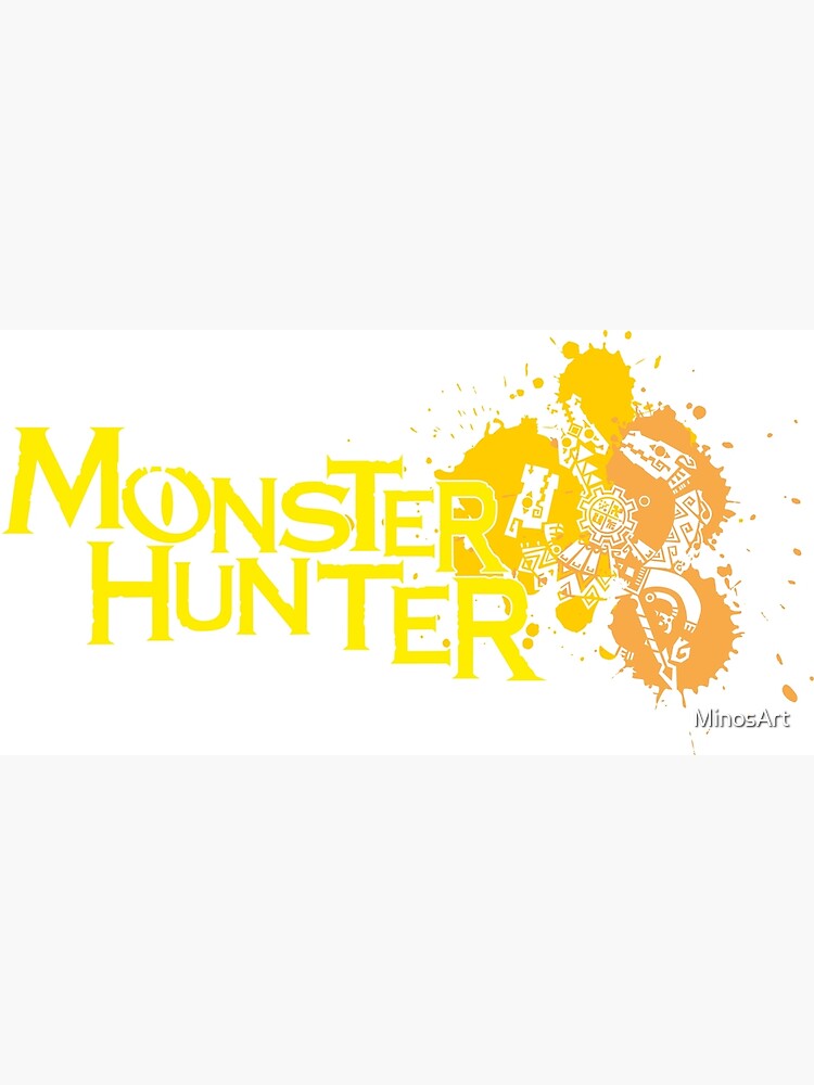 "Monster Hunter Tri Crest Yellow" Poster for Sale by MinosArt | Redbubble