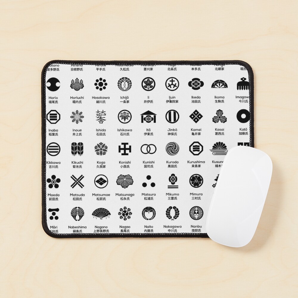 "Samurai Crests" Poster for Sale by Inna Soyturk | Redbubble