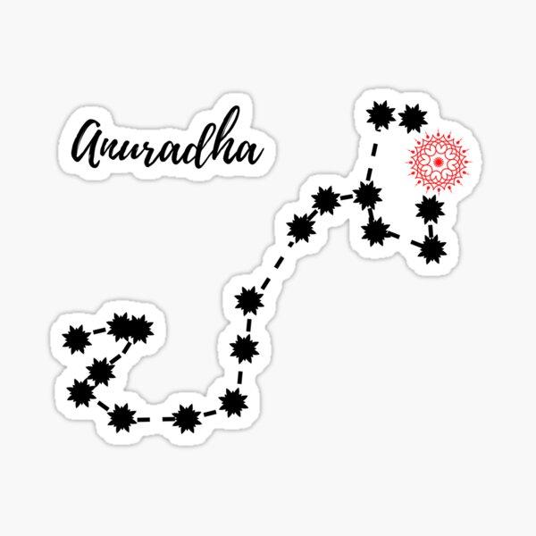 "Anuradha Nakshatra Hindu Vedic Sidereal Astrology Constellation ...