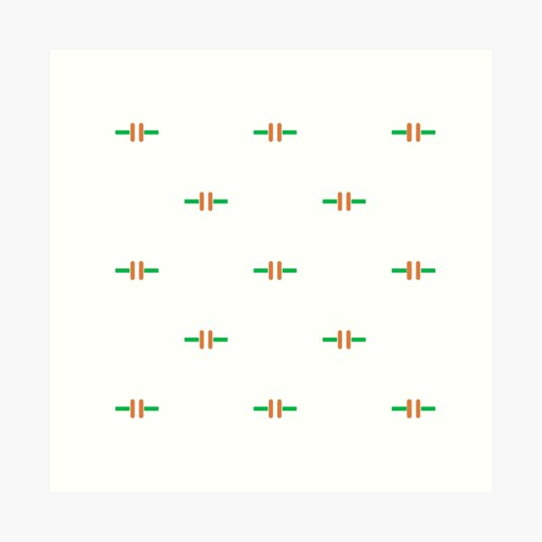 "Capacitors pattern, electronics component collage" Art Print by ...