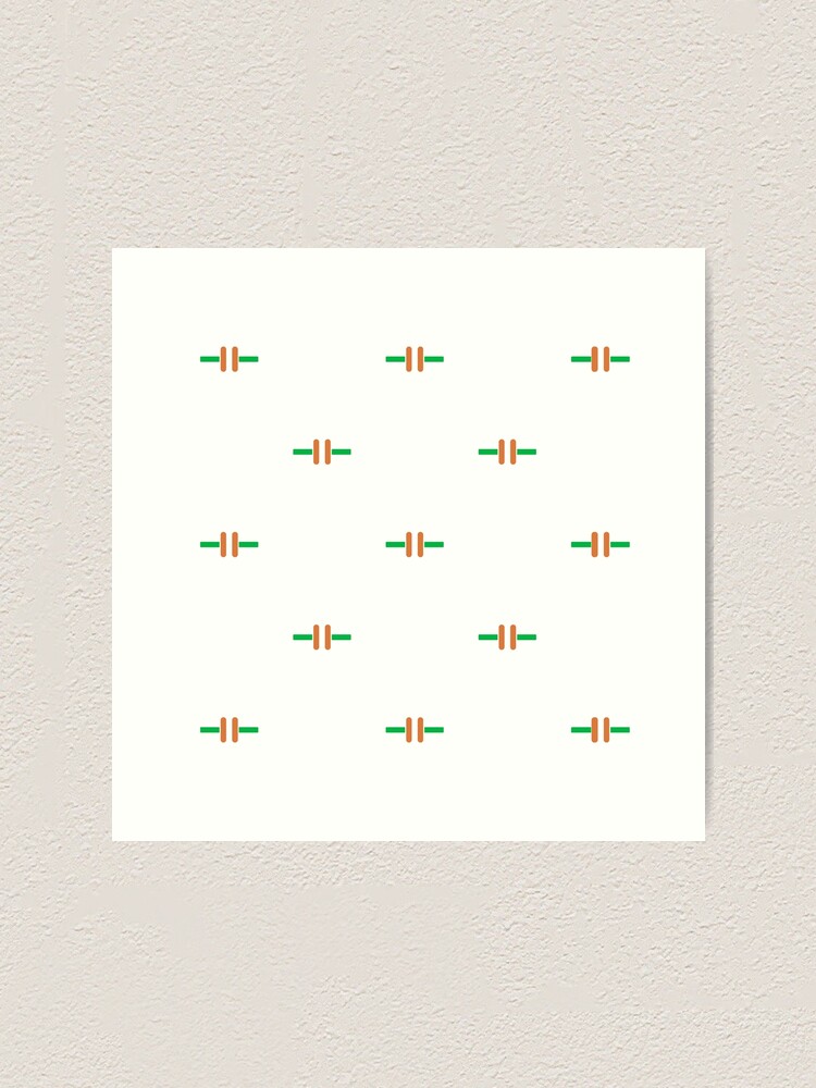 "Capacitors pattern, electronics component collage" Art Print by ...