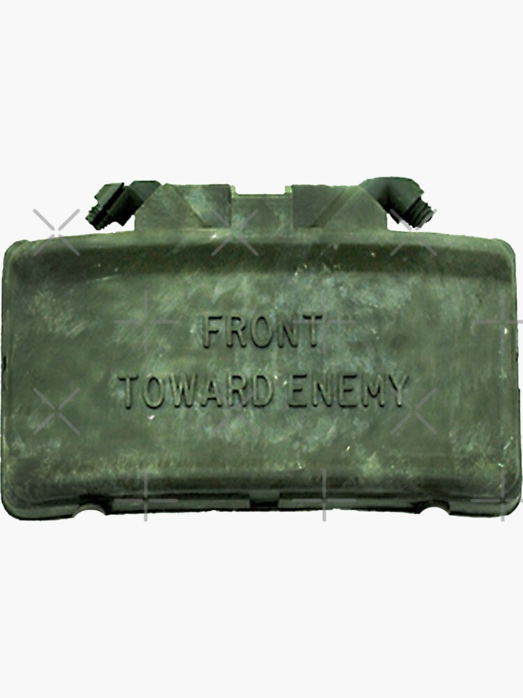 ""Front Toward Enemy" " Sticker for Sale by Buckwhite | Redbubble