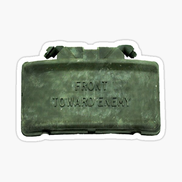 ""Front Toward Enemy" " Sticker for Sale by Buckwhite | Redbubble