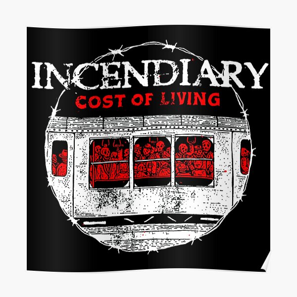 "best logo hardcore punk band rock music incendiary ngupipaygeh" Poster ...