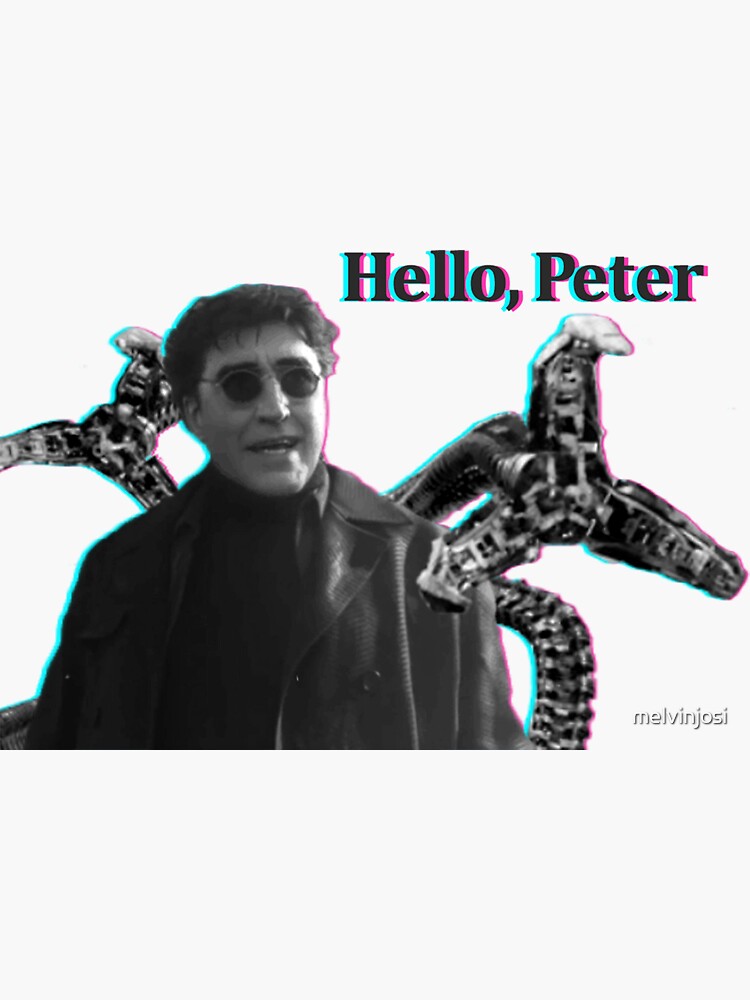 "Hello, Peter!" Sticker for Sale by melvinjosi | Redbubble
