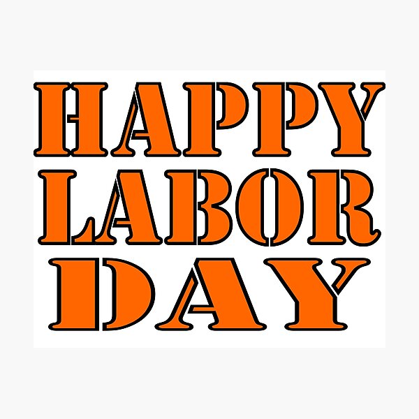 Lámina fotográfica «dia del trabajo, dia del trabajador, dia del ...