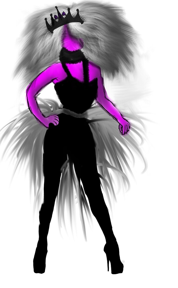 "Drag Queen Silhouette" by Cole2202 | Redbubble