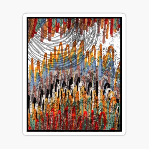 "ART 26 COLOR LINE" Sticker for Sale by SimplyEmpty | Redbubble