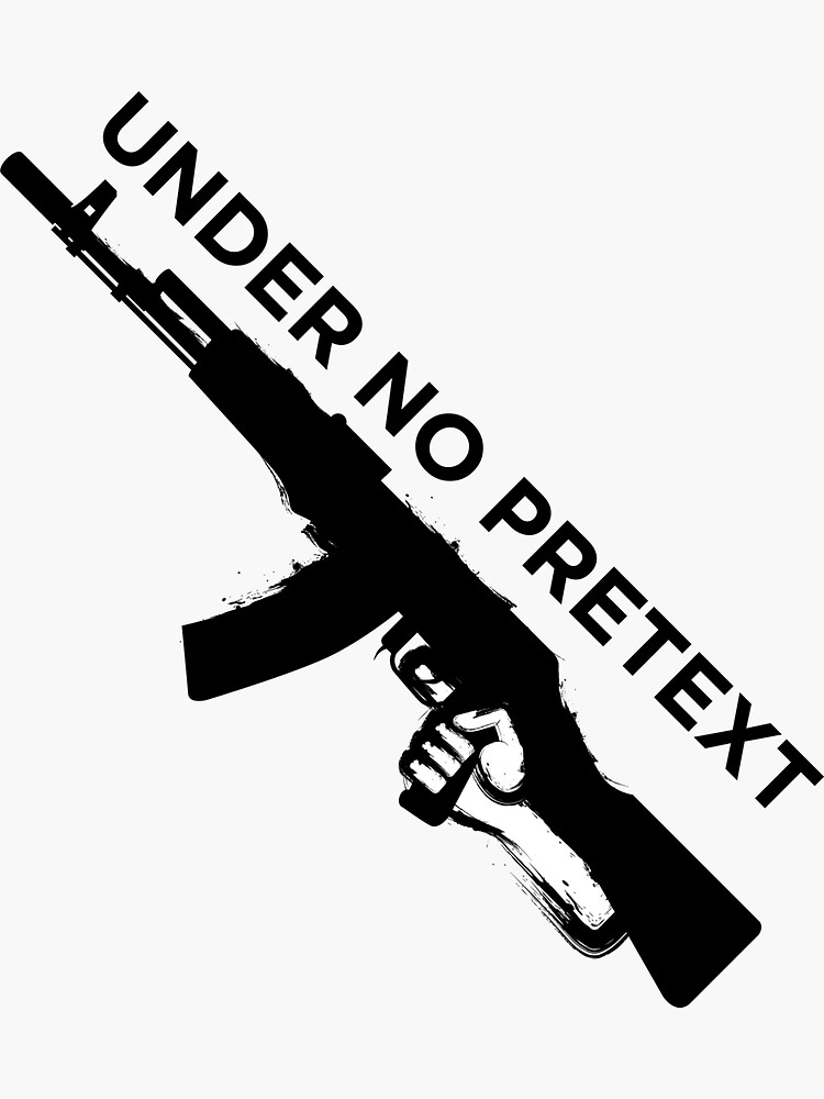 "Under No Pretext" Sticker for Sale by CitricDreams | Redbubble