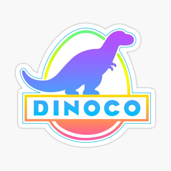 Dinoco Stickers | Redbubble