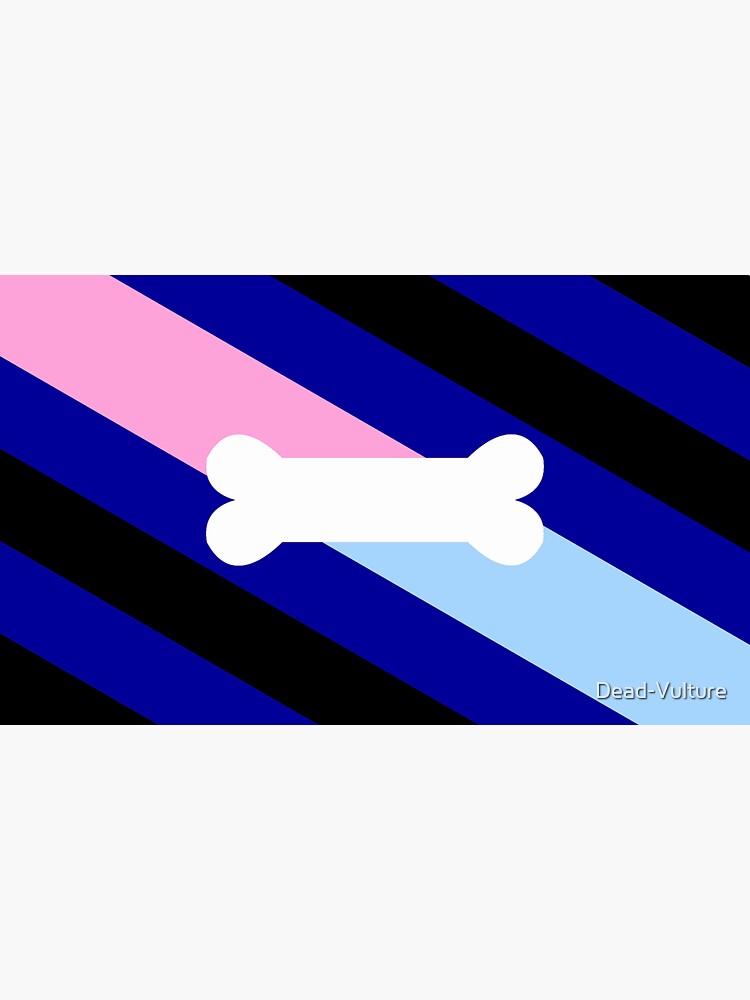 "Trans Pride Puppy Pet Play Flag " Sticker for Sale by Dead-Vulture ...