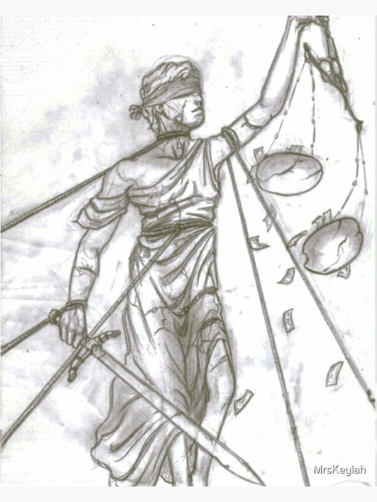 "Lady Justice Draw" Photographic Print for Sale by MrsKeylah | Redbubble