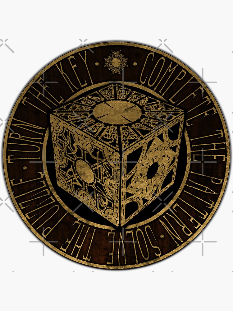 "Hellraiser - Box - Clive Barker - lament configuration" Sticker for ...