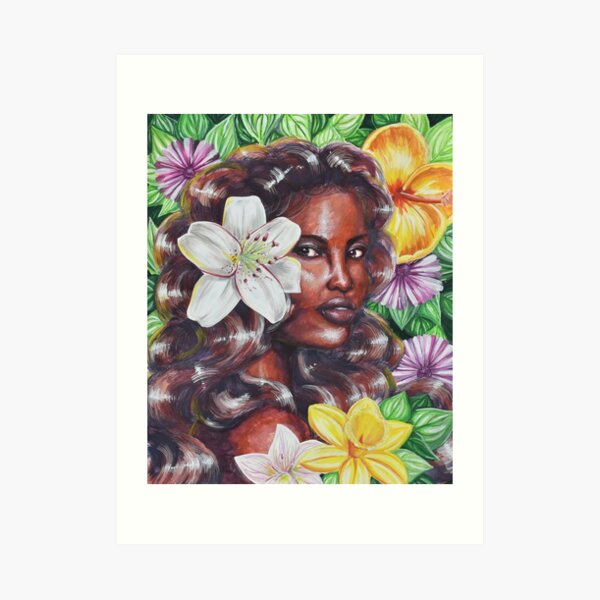 "Persephone: Goddess of Spring" Art Print for Sale by Noraillustrates ...