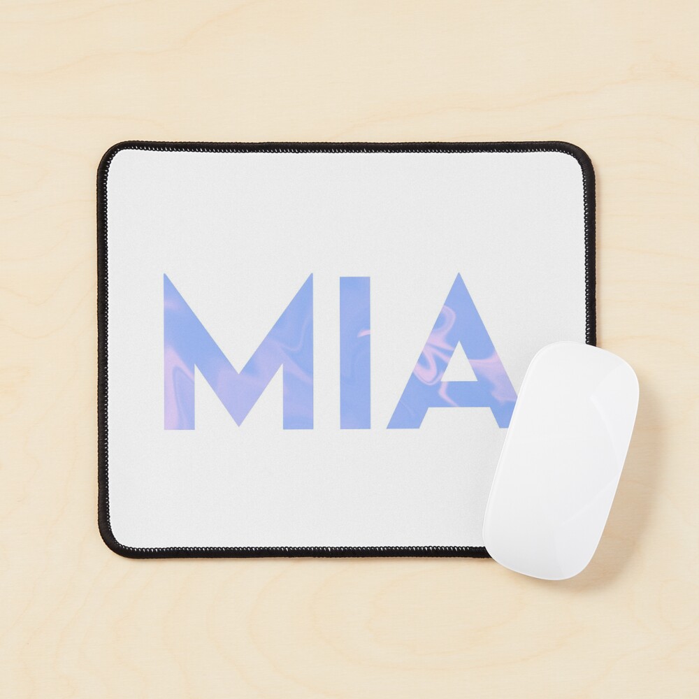 "Mia Name" Sticker for Sale by ellebackup | Redbubble