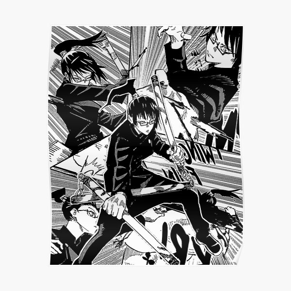 "Maki Manga Panel | Jujutsu Kaisen" Poster for Sale by AoiDoi | Redbubble
