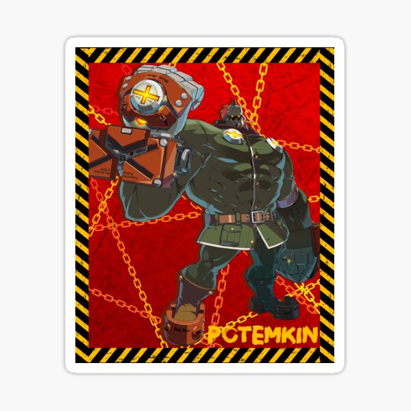 "ggst potemkin" Sticker for Sale by israrv8kmsr | Redbubble