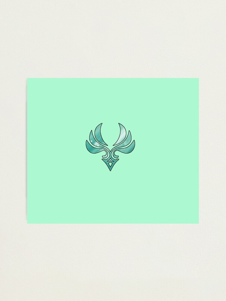 "anemo symbol genshin impact" Photographic Print for Sale by ...