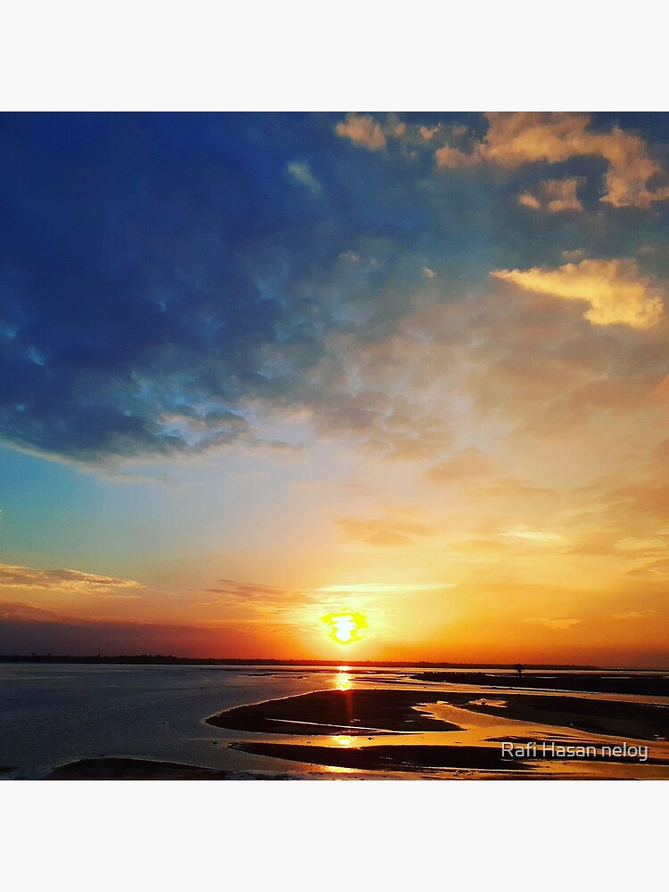 Beautifull river sunset Premium Matte Vertical Poster sold by Kandy ...