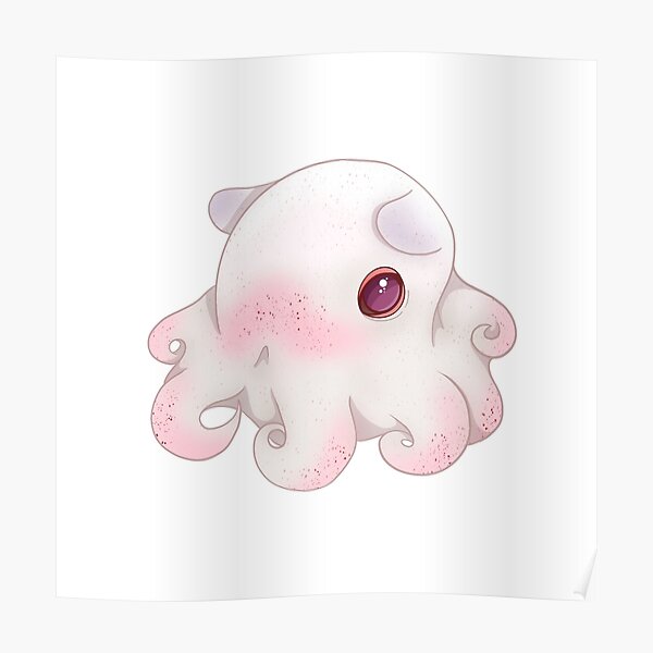 "Dumbo octopus" Poster for Sale by Gloomy-Ghoul | Redbubble