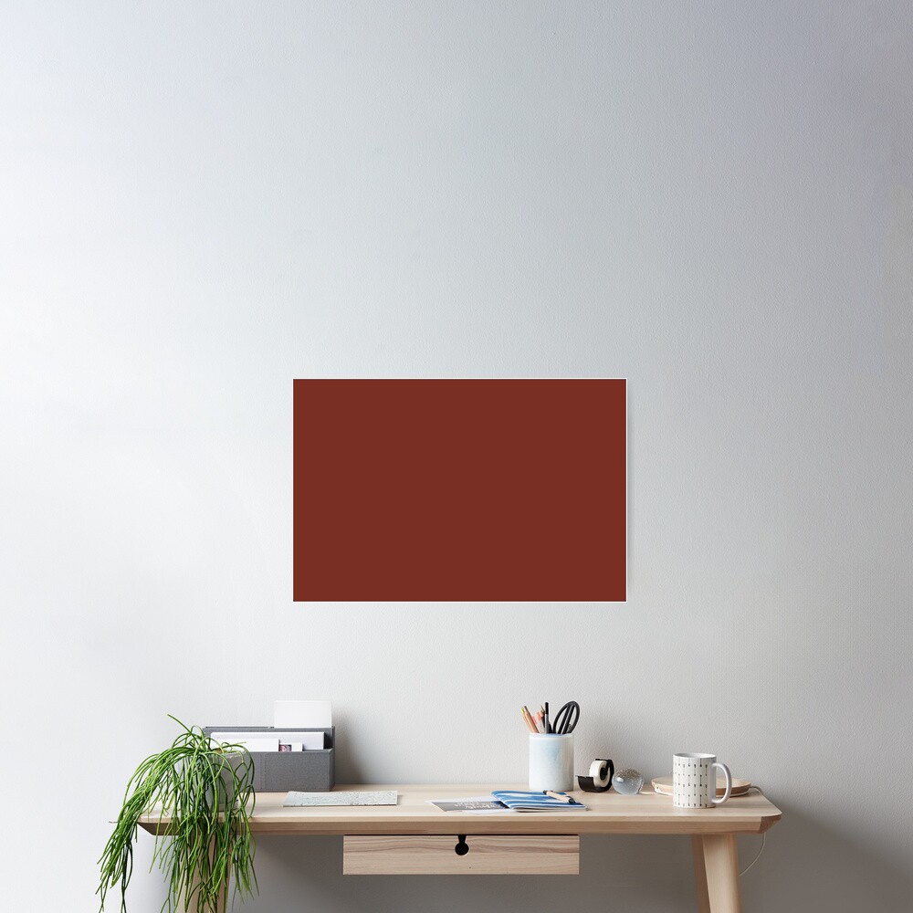 "Dark Red Solid Hue - 2022 Color - Shade - Colour Matches Farrow and ...