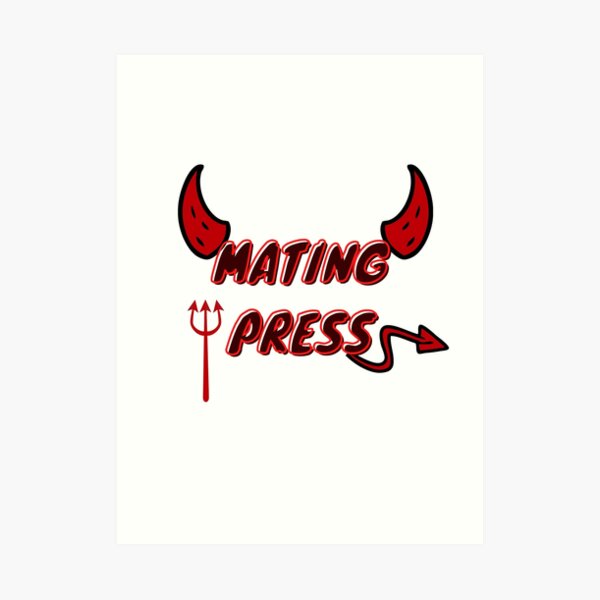 "Mating Press" Art Print for Sale by bsrishika | Redbubble