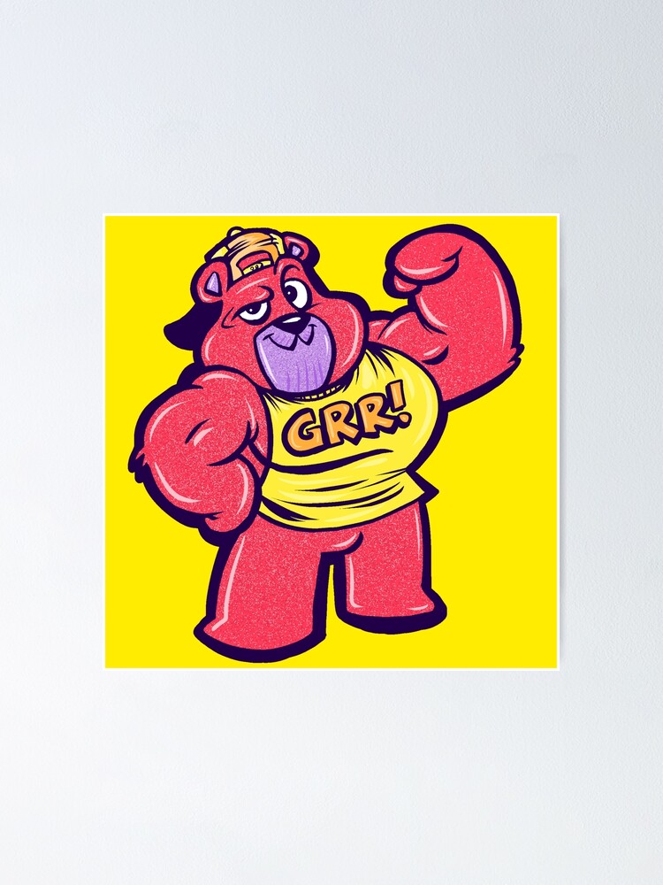 "GRR! " Poster by beefcakeboss | Redbubble