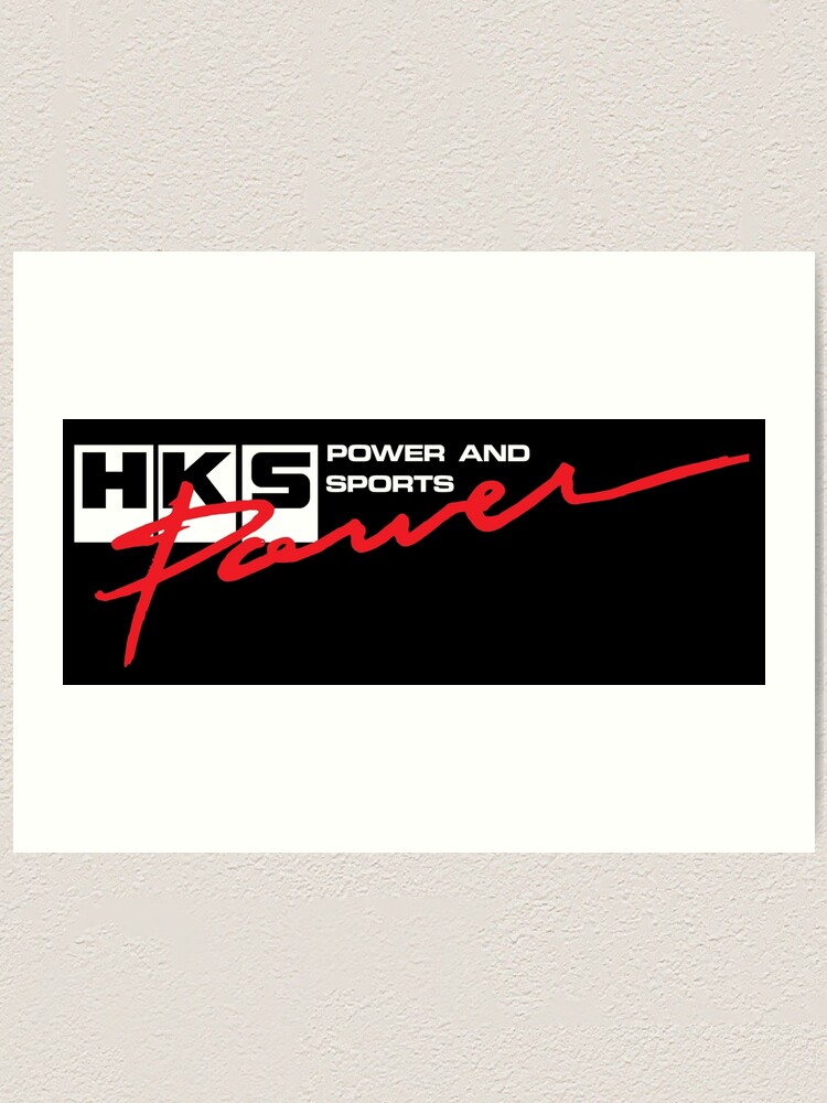 "HKS POWER" Art Print for Sale by JDMShop | Redbubble