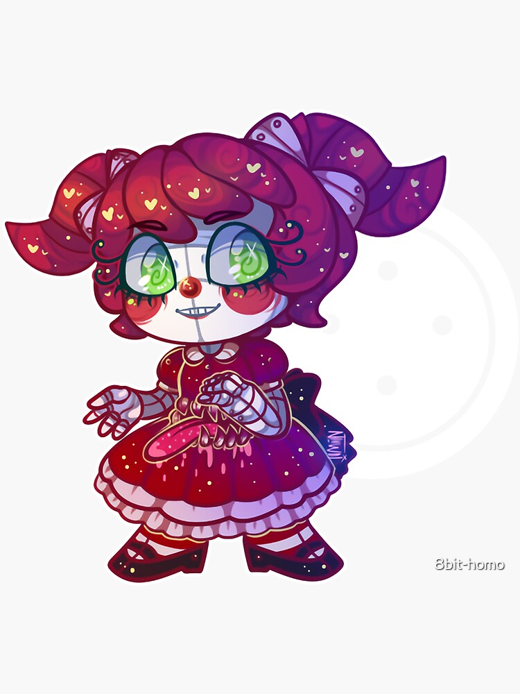 "Circus Baby" Sticker for Sale by nostalgeist | Redbubble