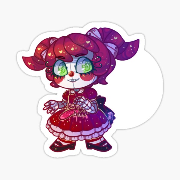 "Circus Baby" Sticker for Sale by nostalgeist | Redbubble