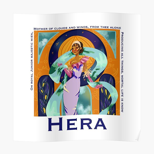 "Hera" Poster for Sale by TheGoldenAge | Redbubble