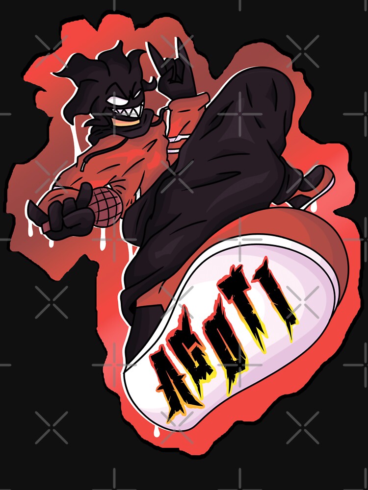 "FNF AGOTI Grafiiti dynamic pose" T-shirt for Sale by Ruvolchik ...
