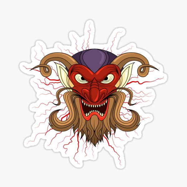 " t-shirt design devil engraving " Sticker for Sale by almabi | Redbubble