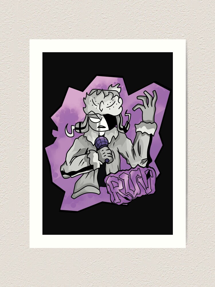 "fnf cool ruv graffiti art" Art Print for Sale by Ruvolchik | Redbubble