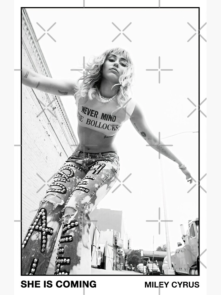 "Coming Miley" Sticker for Sale by debbieharris68 | Redbubble