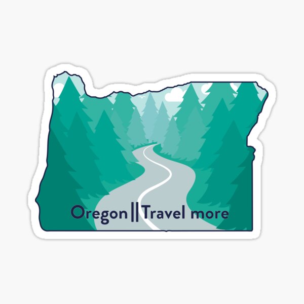 "Oregon" Sticker for Sale by Ingrambeck | Redbubble