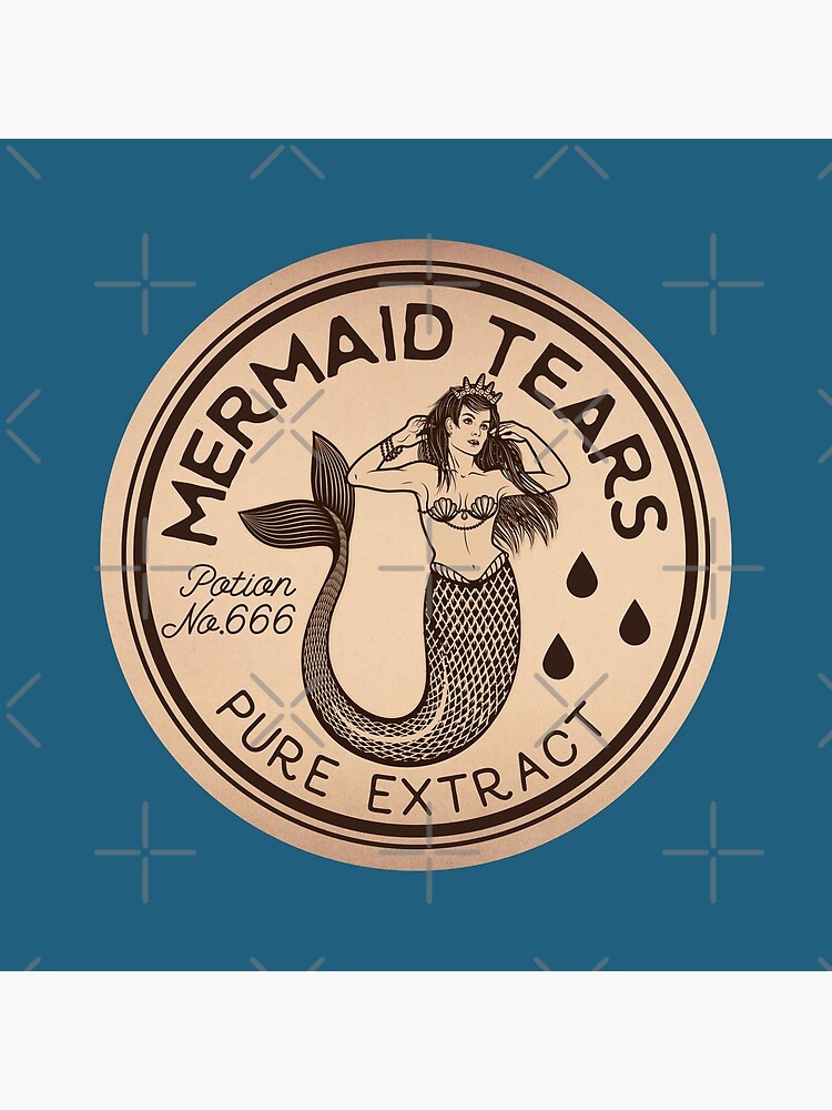 "Mermaid Tears Potion Vintage Label" Photographic Print for Sale by ...