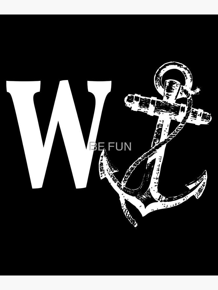 "w anchor United Kingdom" Poster for Sale by ZORO33 | Redbubble