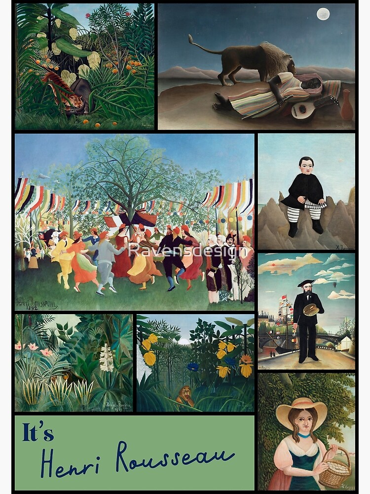 "It’s Henri Rousseau Collection - Art" Poster for Sale by Ravensdesign ...