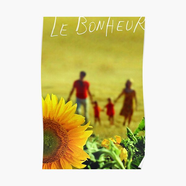 "Le Bonheur " Poster for Sale by DAGGIS | Redbubble