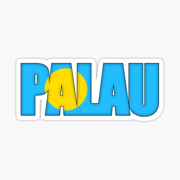 "Palau Flag" Sticker for Sale by MikePrittie | Redbubble