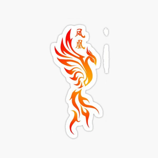 "The phoenix" Sticker for Sale by Venom55555 | Redbubble