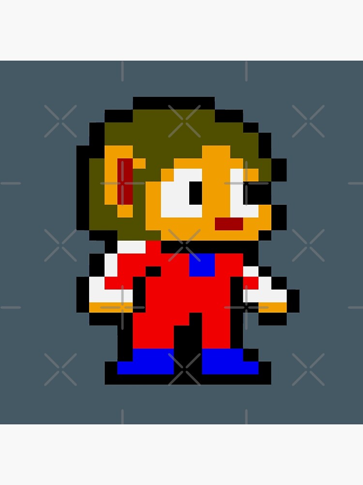 "Alex Kidd Pixel Art" Art Board Print for Sale by djspacegr | Redbubble