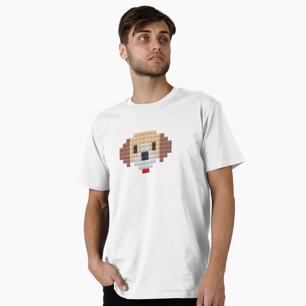 "3D pixel art - dog I" Sticker for Sale by TinyDoz | Redbubble