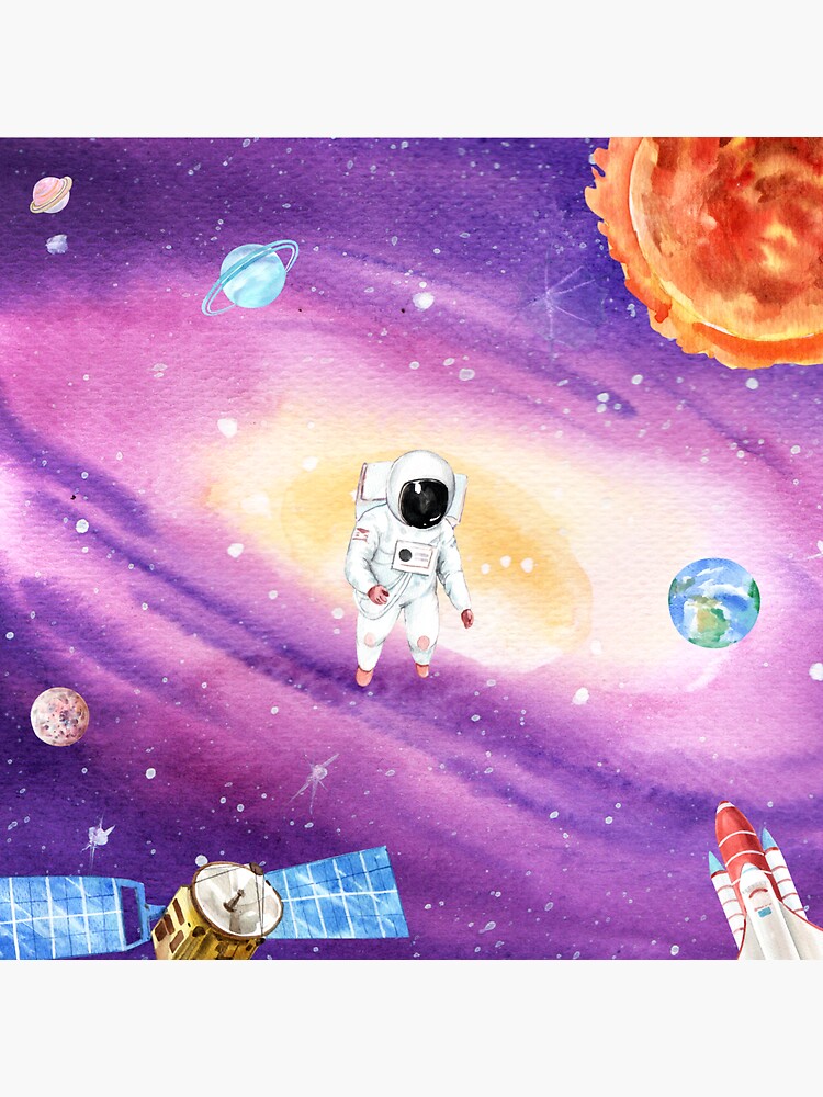 "Space Galaxy " Sticker for Sale by erwnalejo | Redbubble