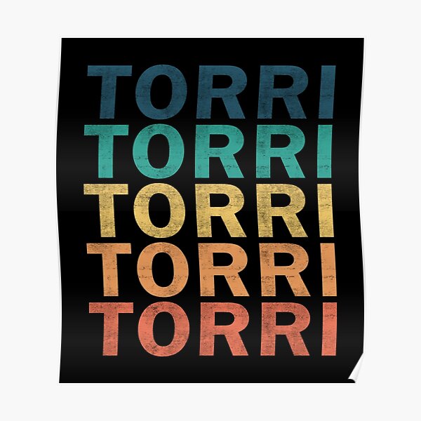Póster «Camiseta con nombre de Torri - Camiseta de artículo de regalo ...